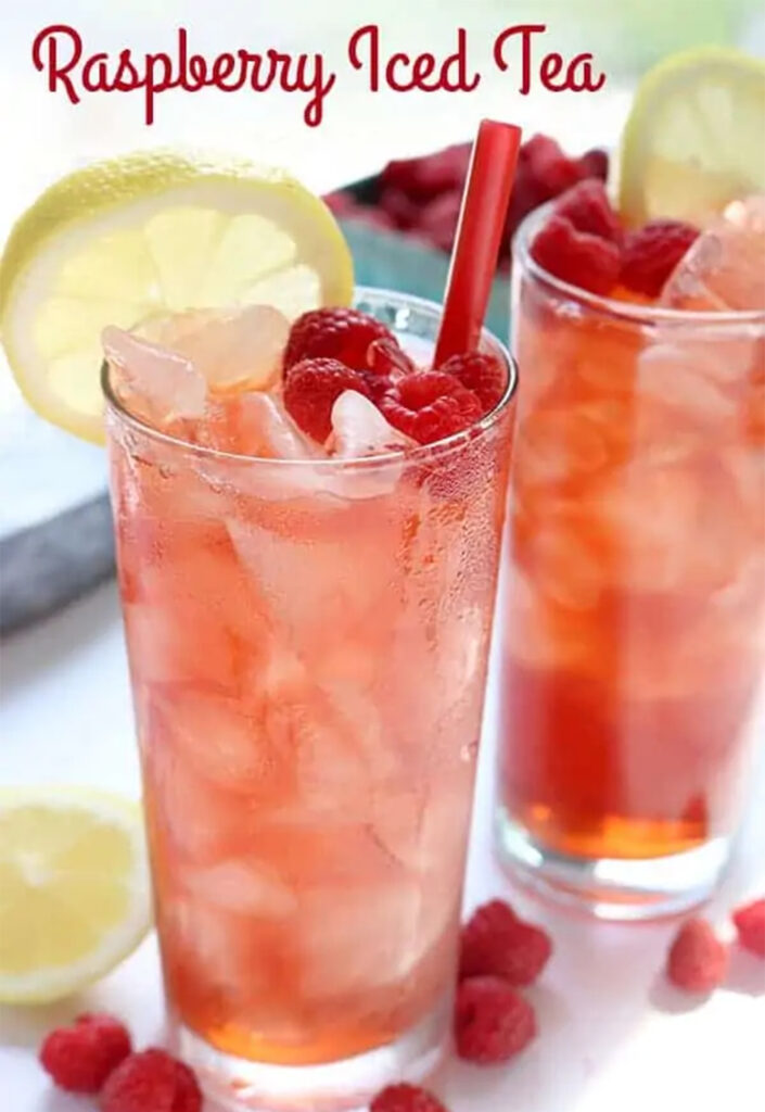 Raspberry Iced Tea Cocktail Recipe Feləne® Organic Sugarcane Vodka